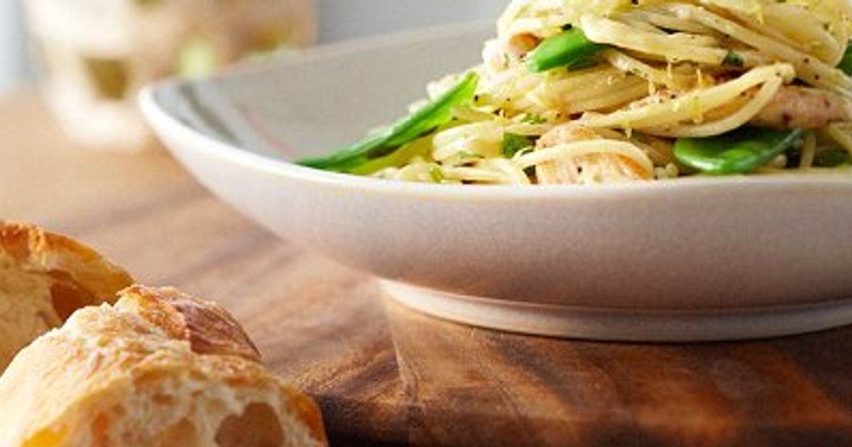 Lemon chicken spaghettini recipe - Chatelaine