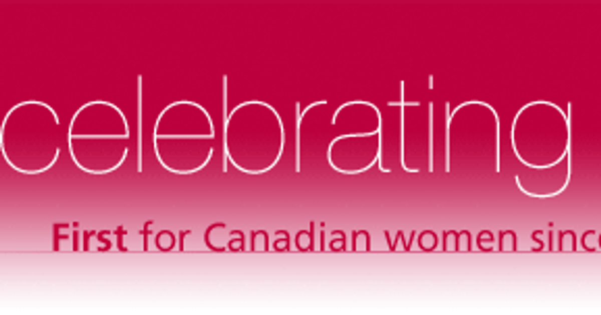 First for Canadian Women since 1928 - Chatelaine