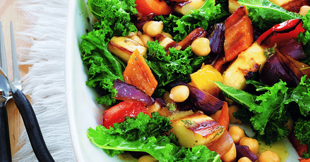 Roasted-vegetable salad recipe - Chatelaine