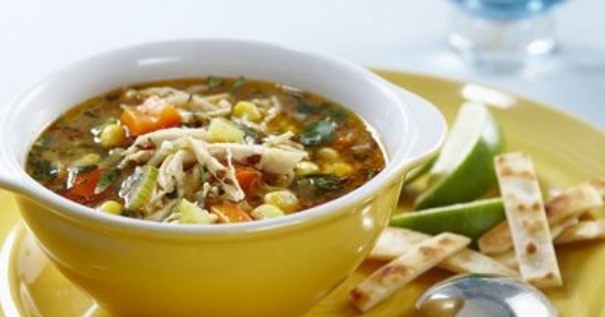 Cilantro-lime chicken soup recipe - Chatelaine