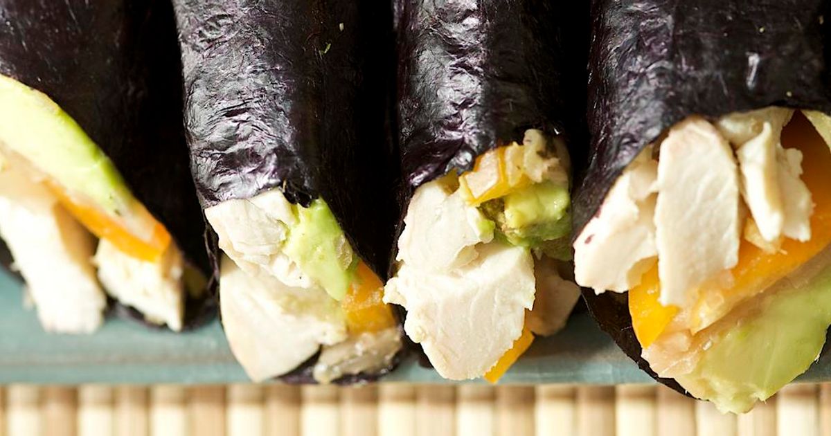 Ginger chicken nori rolls recipe - Chatelaine