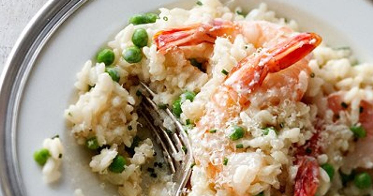 Classic Risotto With Shrimp And Peas recipe - Chatelaine