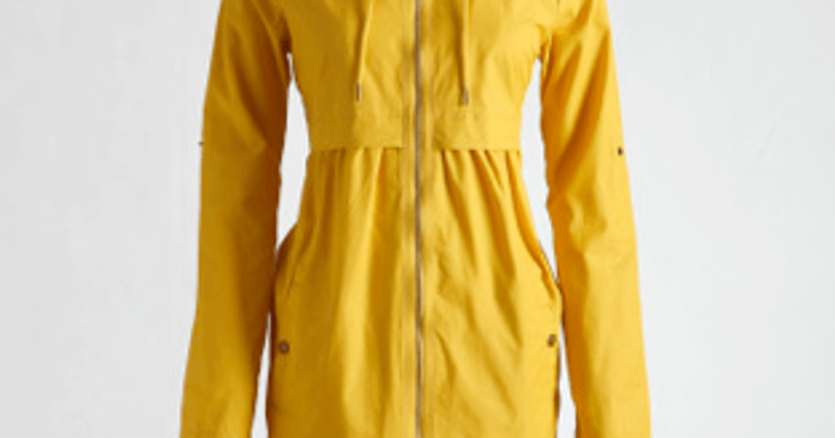 Embrace the weather with the cutest yellow rain slicker - Chatelaine