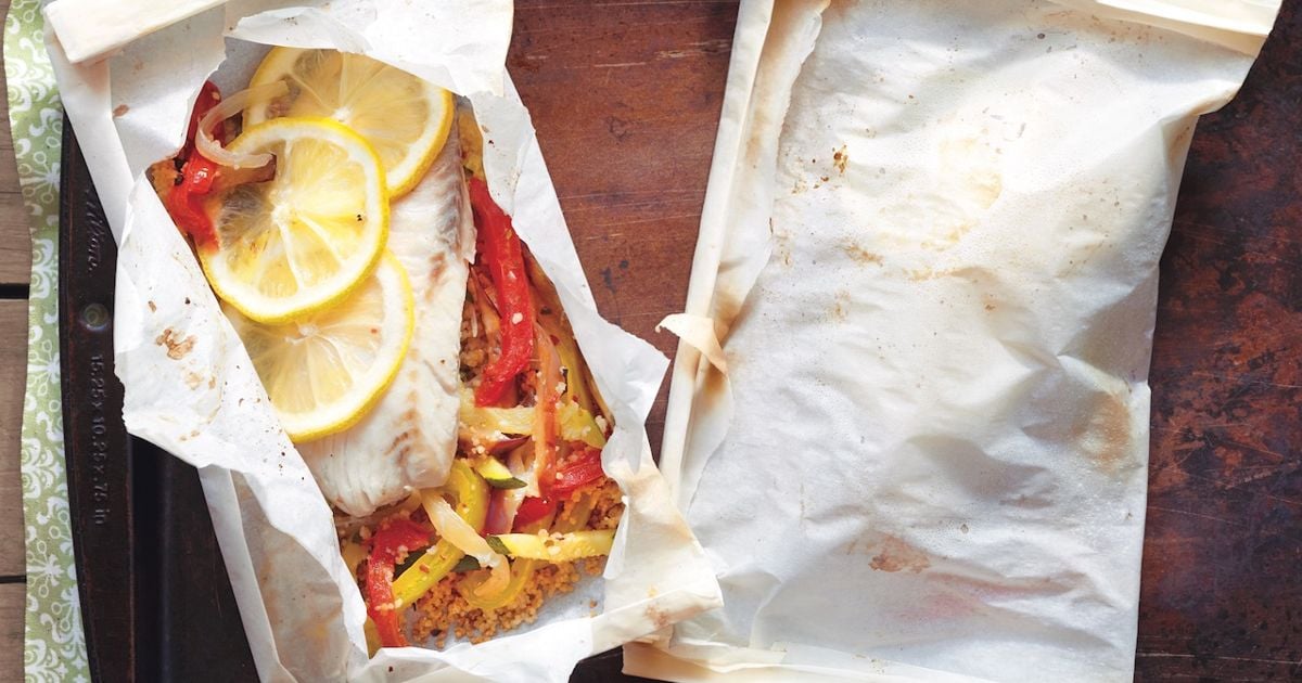 Ratatouille fish en papillote recipe - Chatelaine