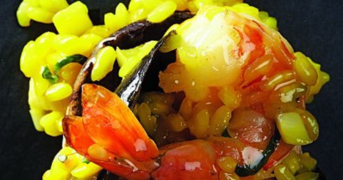 Seafood saffron risotto with fennel recipe - Chatelaine