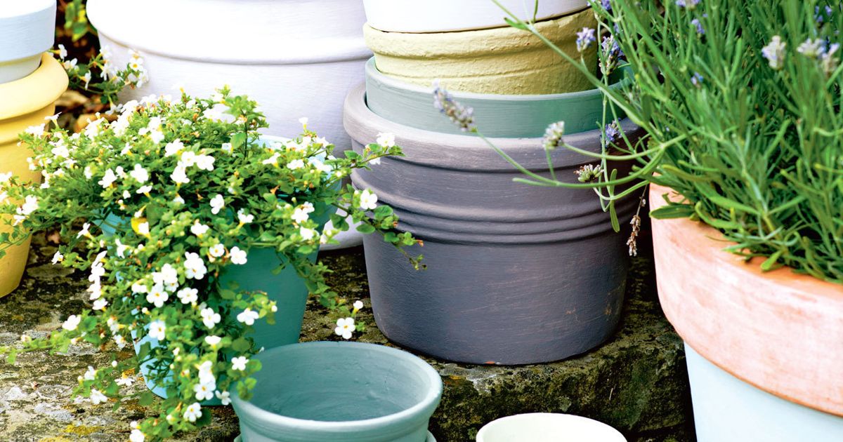 Make pretty pastel flowerpots for your spring garden - Chatelaine