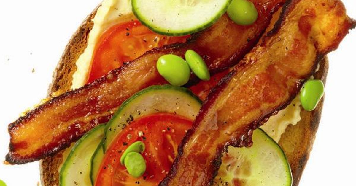 Modern BLT with white-bean-wasabi hummus recipe - Chatelaine