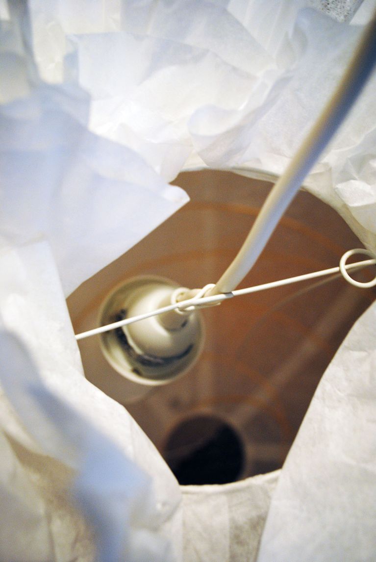 Easy DIY pendant light with coffee filters - Chatelaine