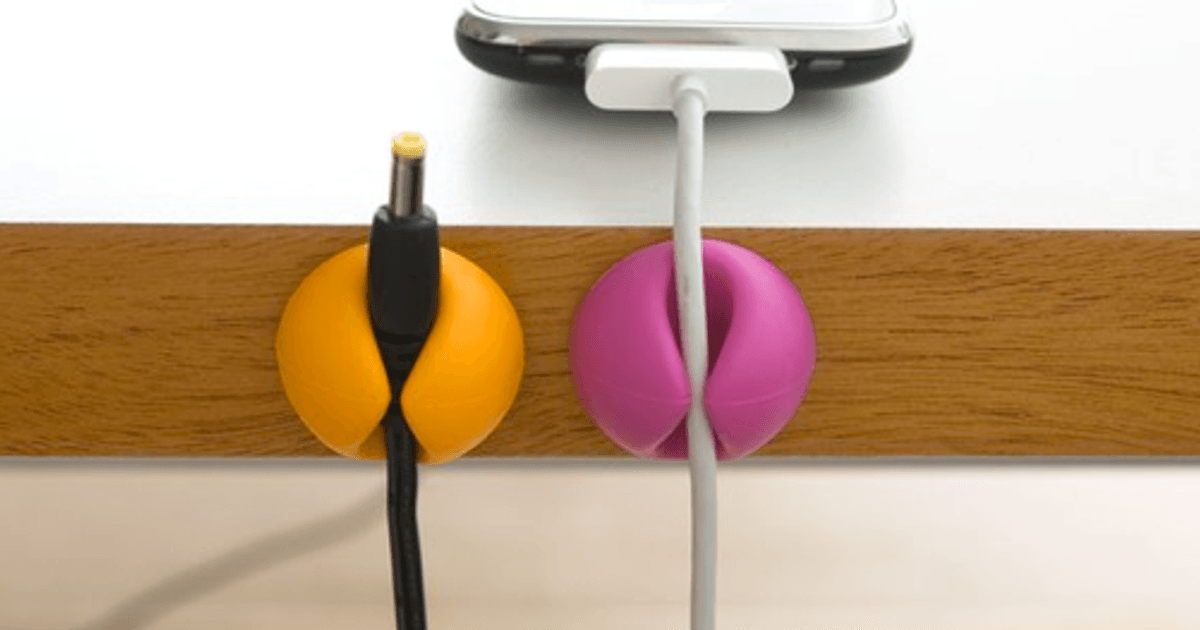 Cute and colourful cable clips - Chatelaine