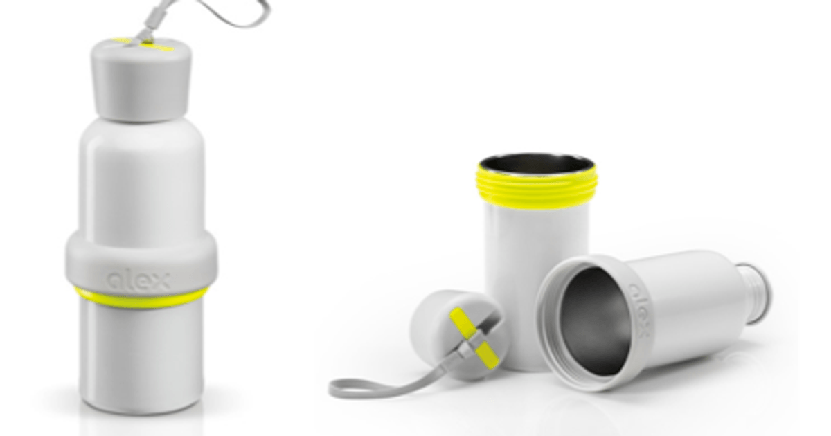 A multi-purpose water bottle - Chatelaine