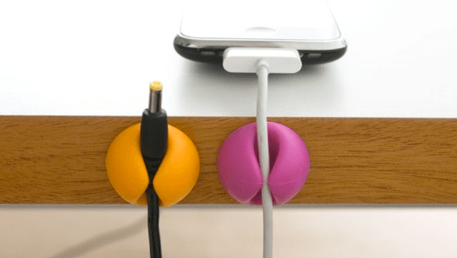 Cute and colourful cable clips - Chatelaine