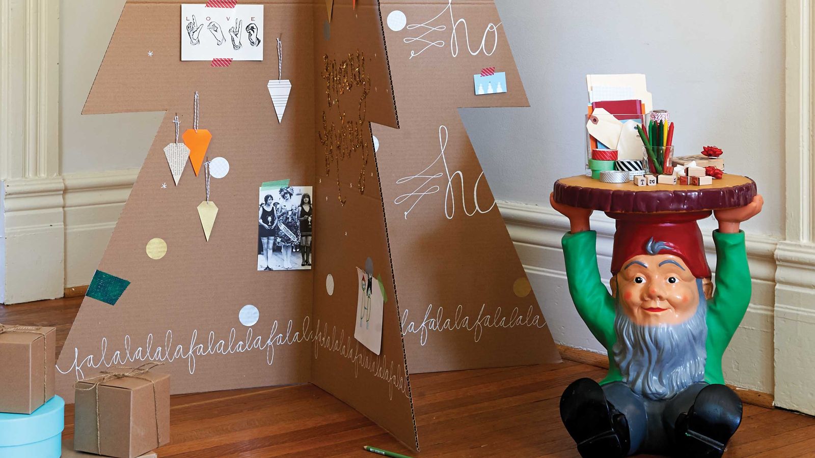 Make A Cardboard Christmas Tree How To Make A Christmas Tree Craft