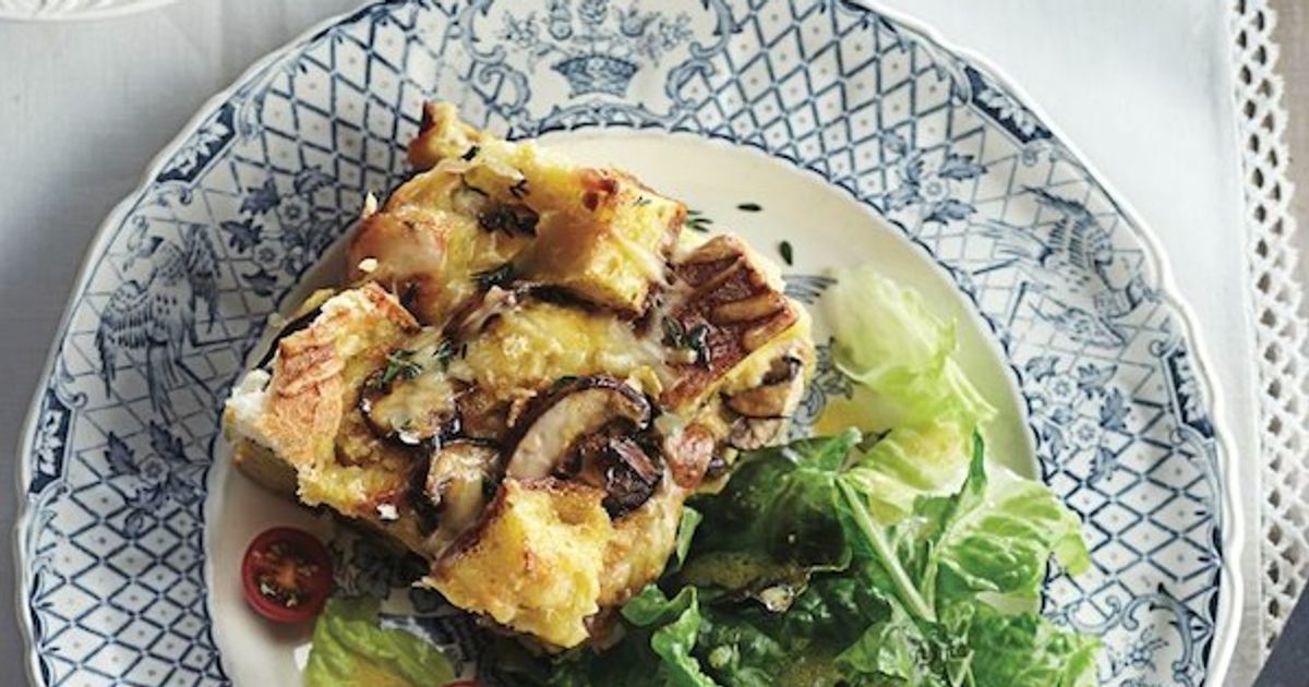 Cheese and mushroom strata recipe - Chatelaine