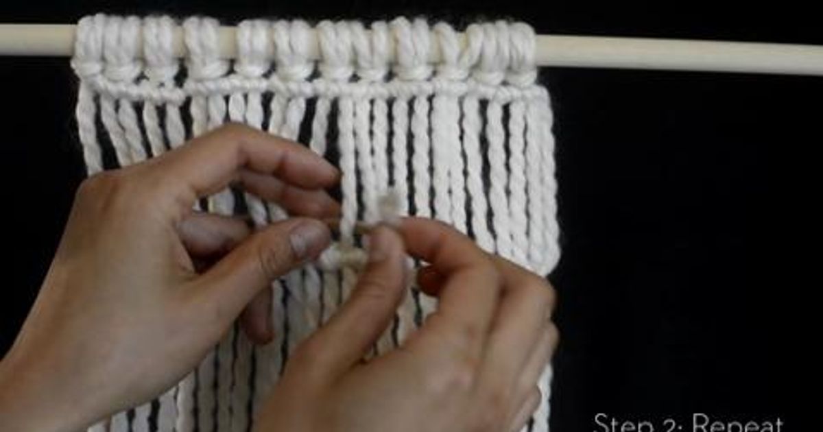 Macrame: How to weave - Chatelaine
