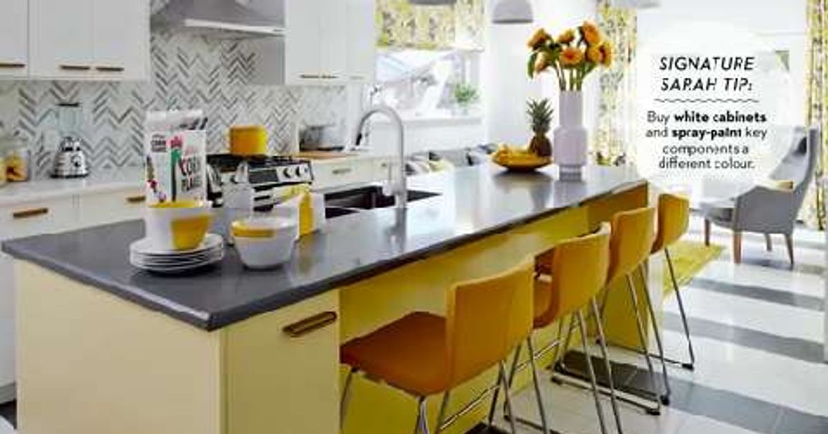 Peek inside Sarah Richardson's sunny kitchen makeover - Chatelaine