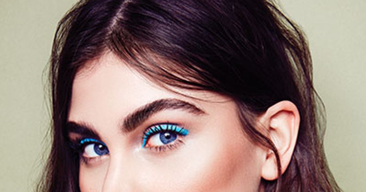 Yes, you can pull off blue eyeliner! Here's how - Chatelaine