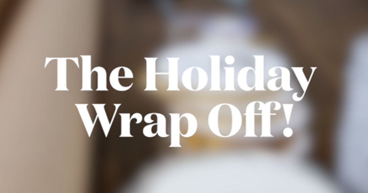 The ultimate holiday gift-wrapping challenge - Chatelaine