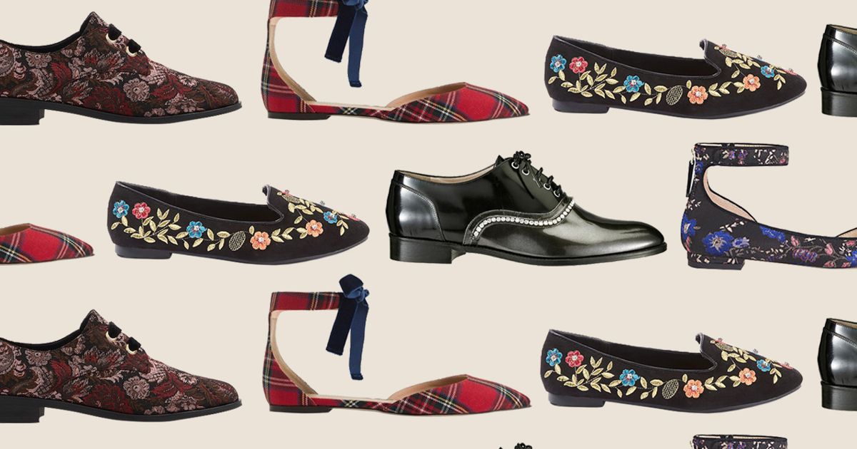 Flat Shoes: 12 Fun and Festive Pairs to Wear to Any Holiday Party ...