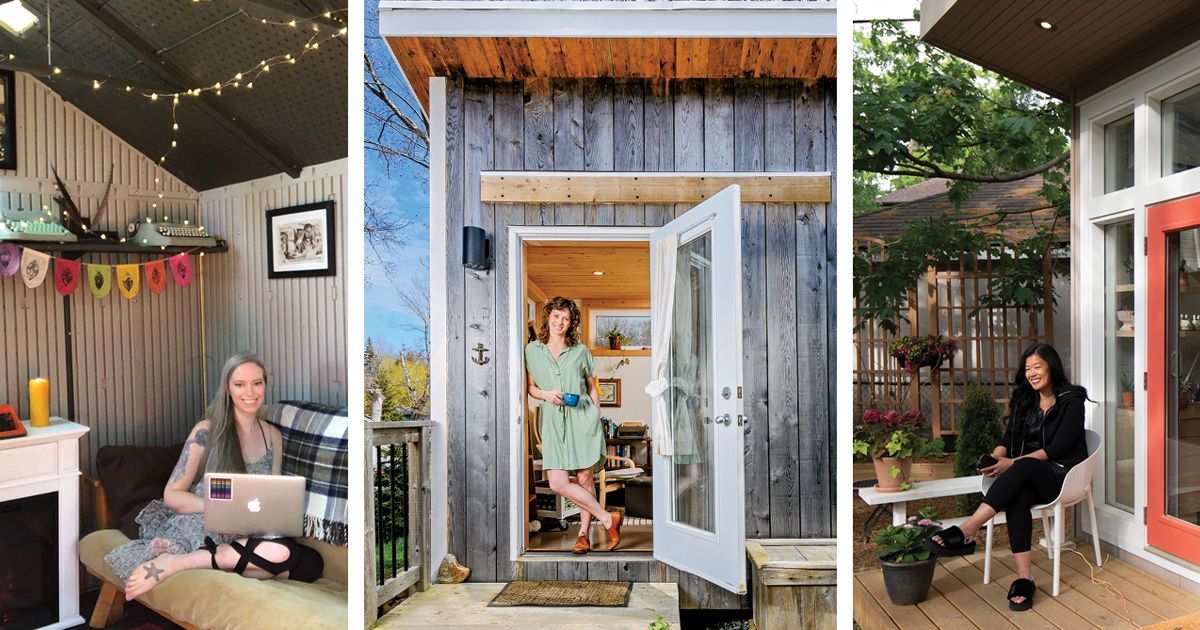 3 Charming Backyard Shed Offices We Love - Chatelaine