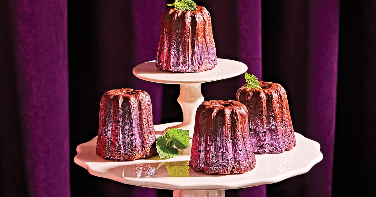 Gilded Chocolate Cakelets recipe - Chatelaine