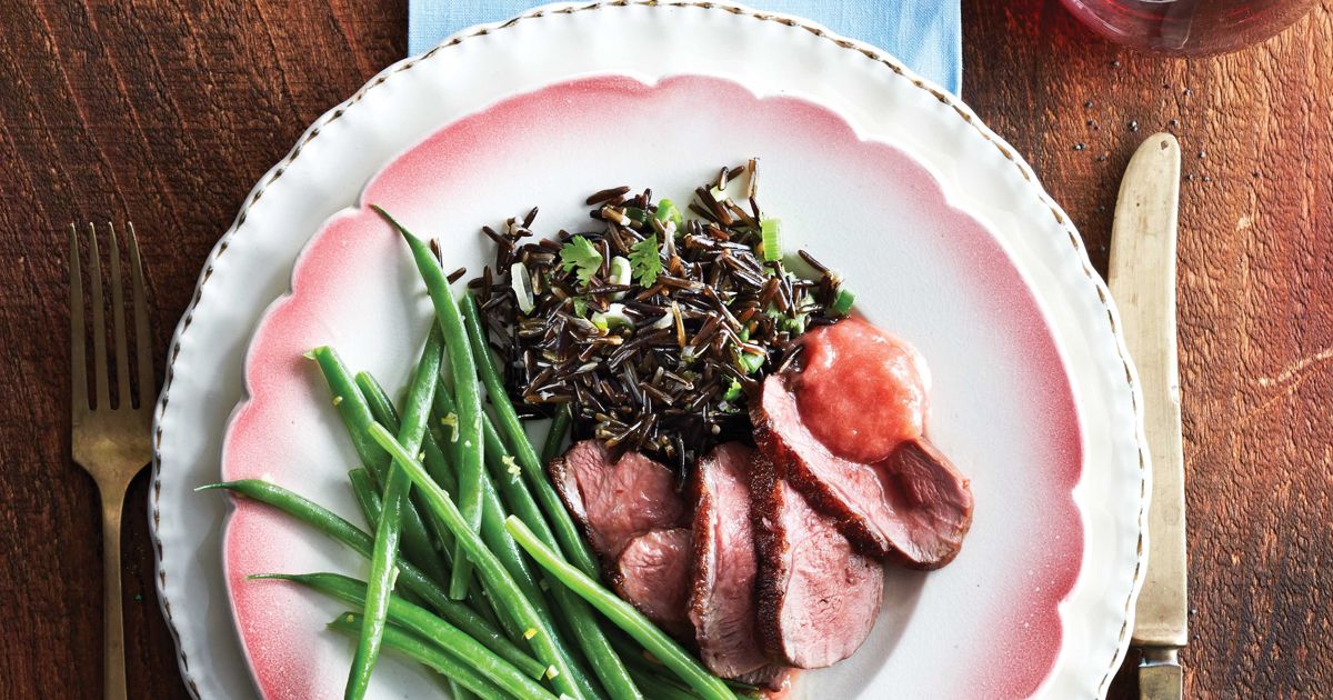 Crispy Duck With Tangy Rhubarb Sauce recipe - Chatelaine