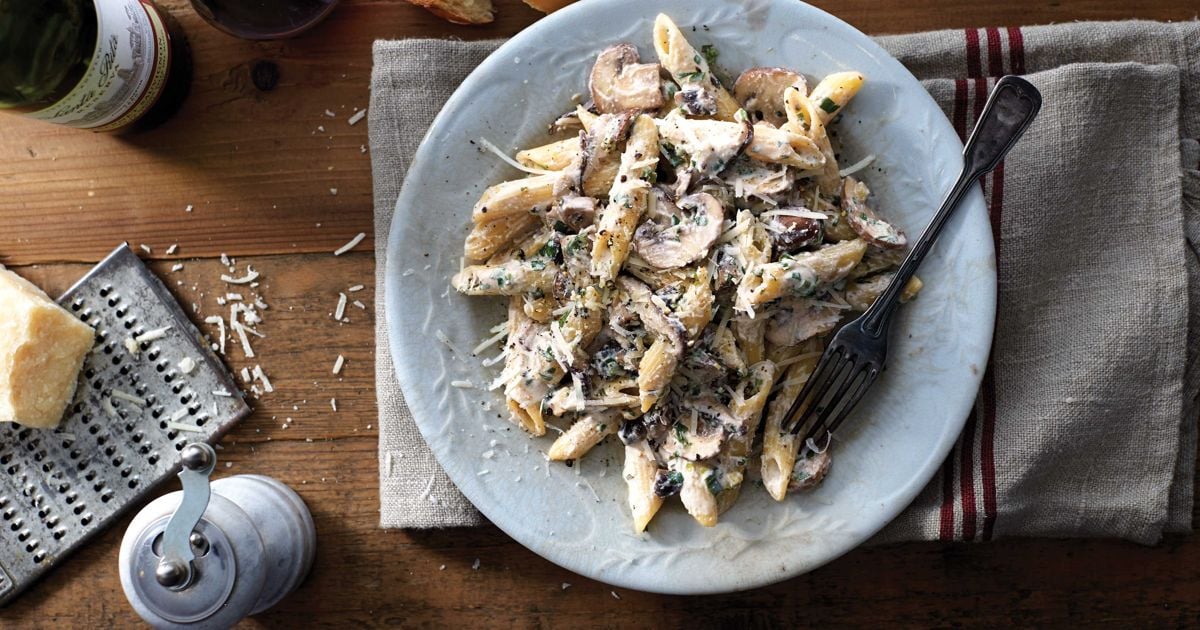Lidia Bastianich's Penne With Ricotta and Mushrooms Recipe - Chatelaine