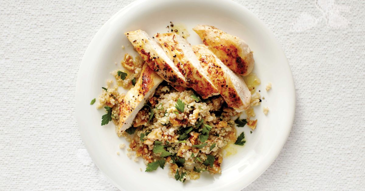 Maple-Cider Chicken And Nutty Quinoa Recipe - Chatelaine