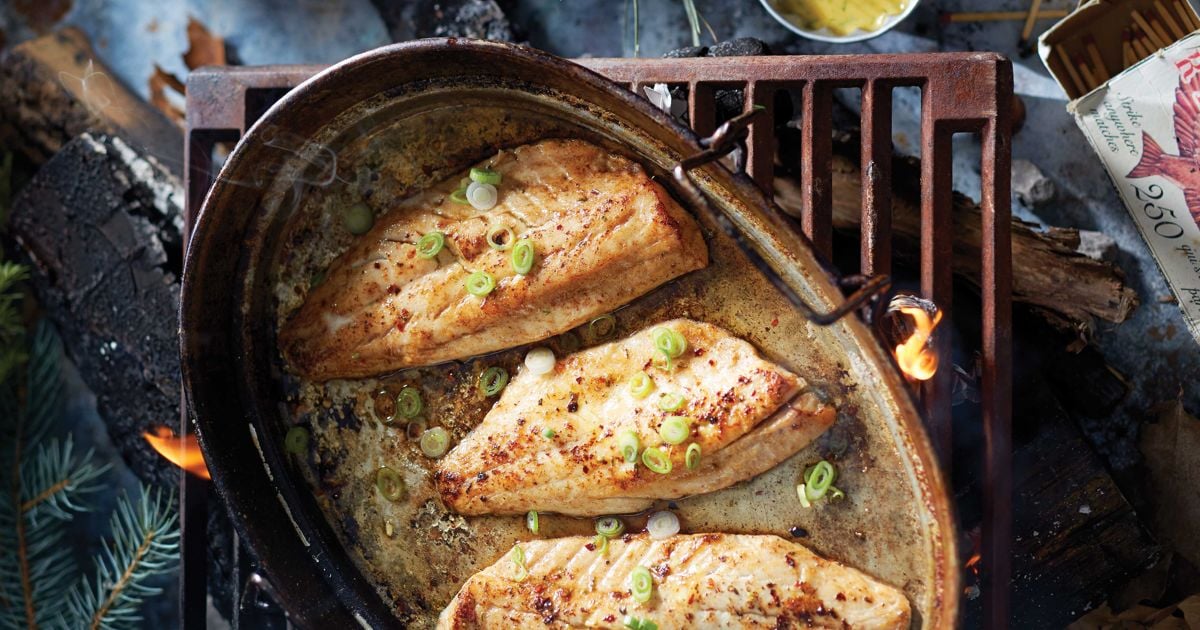 Fresh Walleye Fish With Mustard-Dill Sauce Recipe - Chatelaine