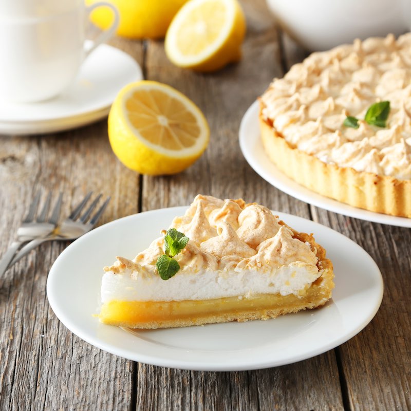 Lemon Meringue Frozen Cake