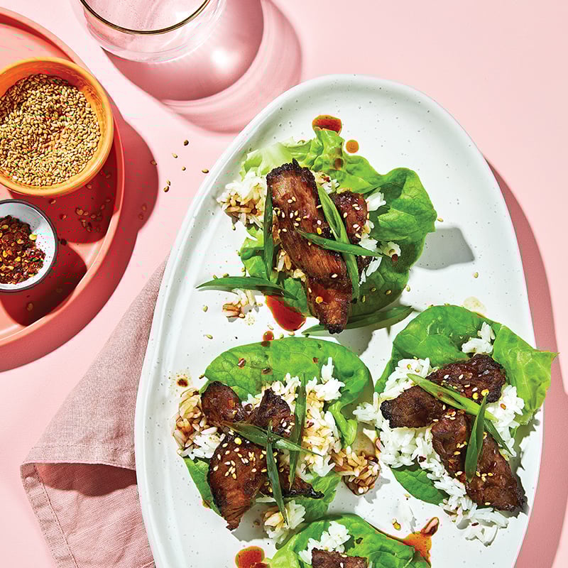 Korean Bulgogi Wrap Bulgogi Pulled Pork Wraps With Sesame Slaw